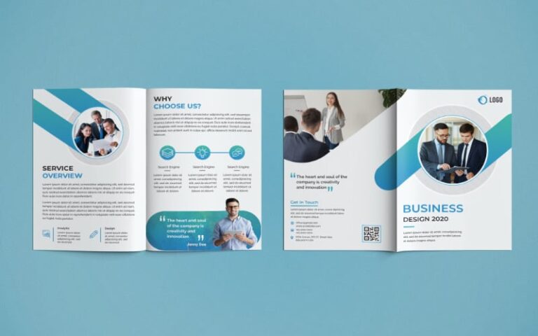 Editable Bi-Fold Brochure Template (Word)