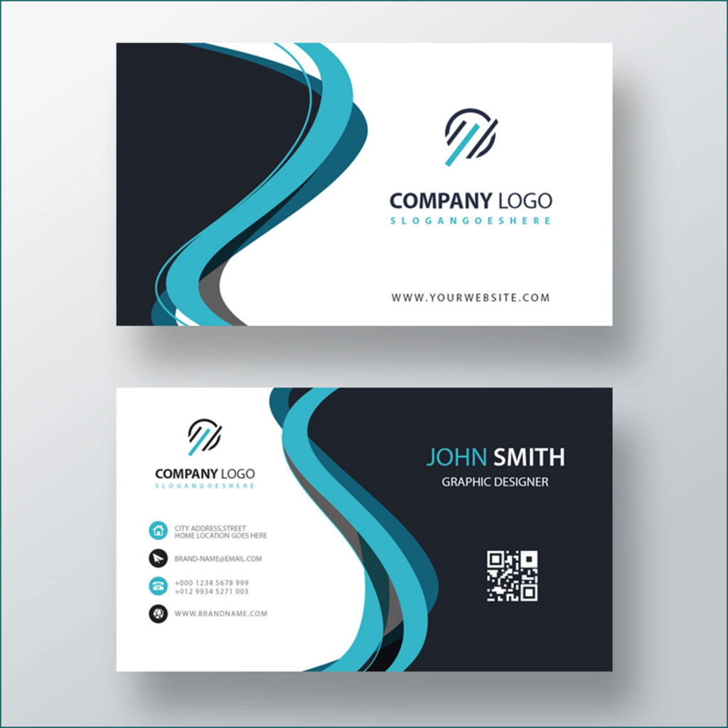 Customizable Name Card Template (Word)
