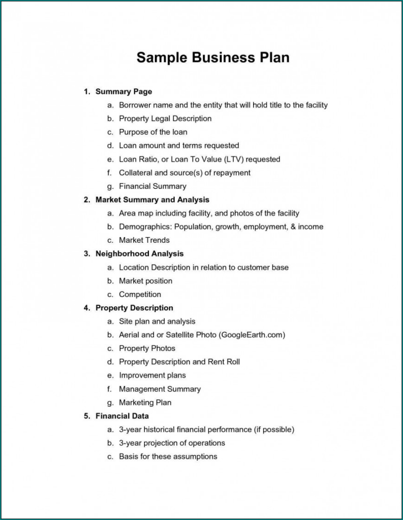 Startup Business Plan Template