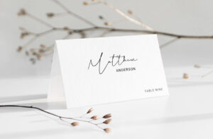 Table Name Cards Template (Word)