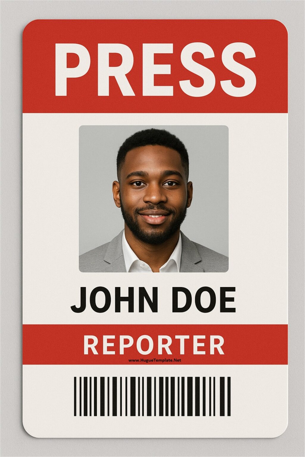 Free Customizable Press Pass Template