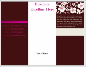 Free Editable Leaflet Template (Word)
