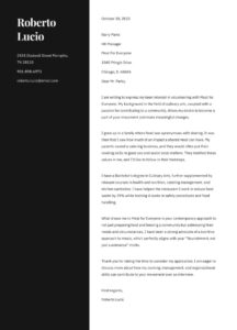 Customizable Motivation Letter Template (Word)