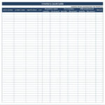 Warehouse Inventory List Template
