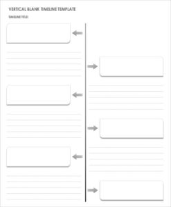 Vertical Timeline Template (Word)